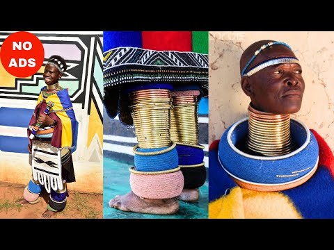 The Surprising Truth of Wearing Neck Rings | Ndebele Tribe in South Africa | African Tribes ...